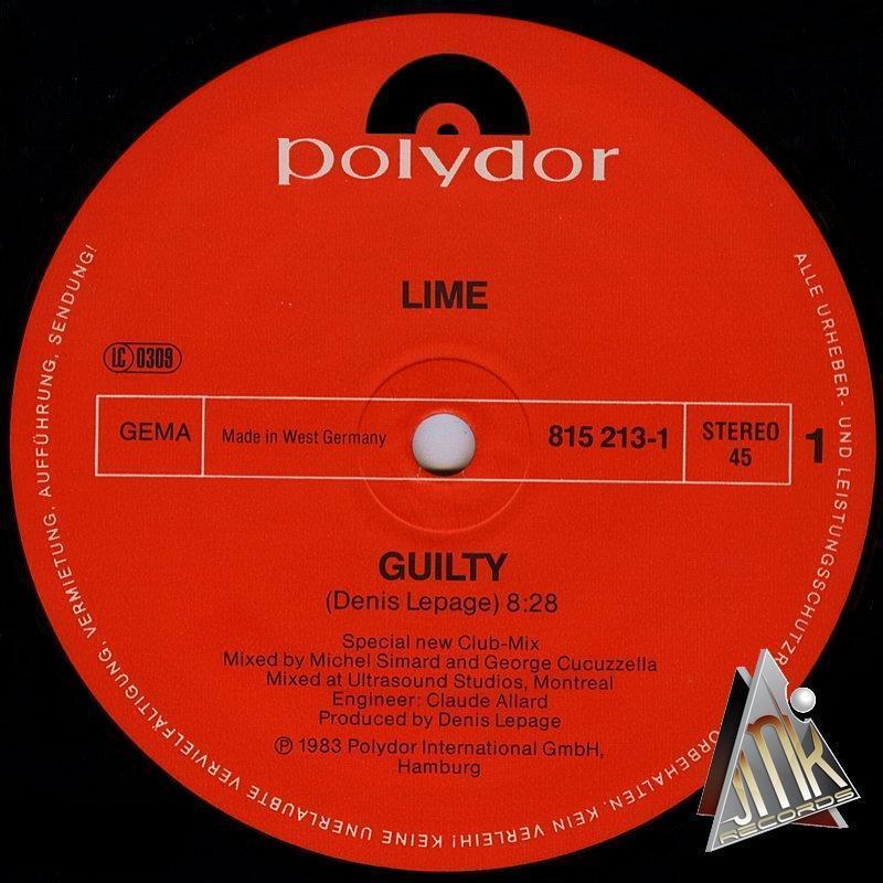 LIME - GUILTY - JMK RECORDS