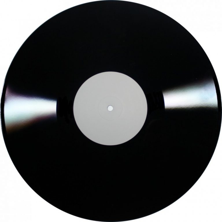 DISQUE VINYLE VIERGE NOIR 30 cm (l'unité) sans sillons - JMK RECORDS