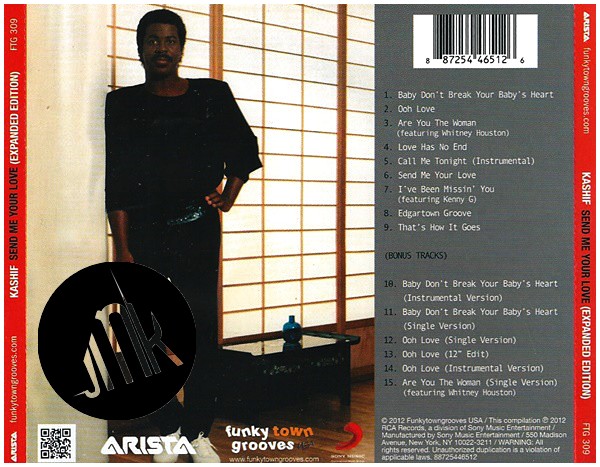 Kashif ‎– Send Me Your Love - JMK RECORDS