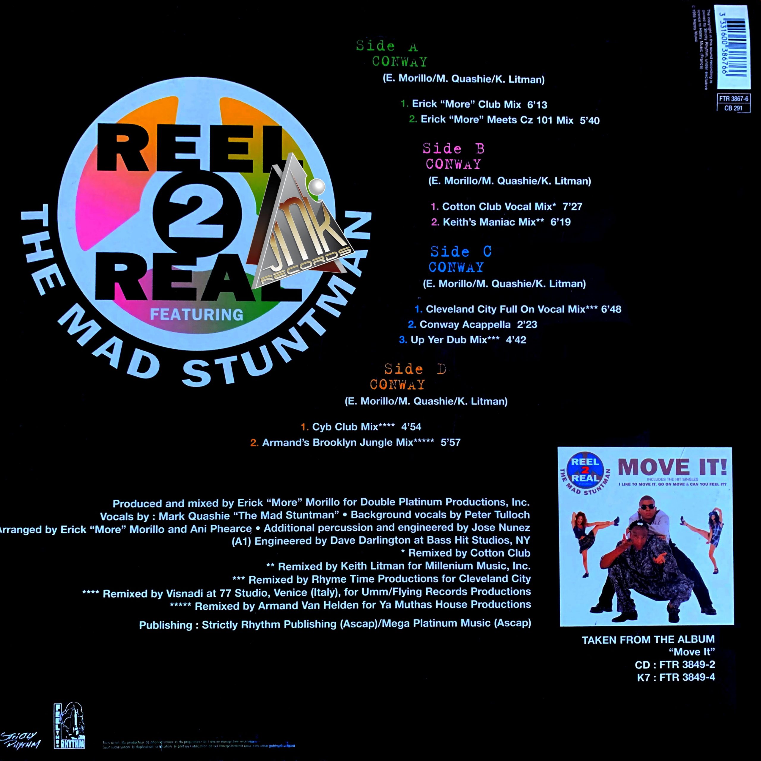 REEL 2 REAL - CONWAY - JMK RECORDS