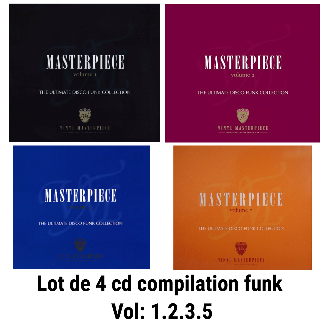 LOT 4 CD MASTERPIECE VOL: 1.2.3.5 - JMK RECORDS
